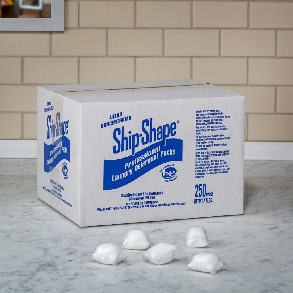 Ship-Shape® Professional Laundry Detergent Packs | BARBICIDE®